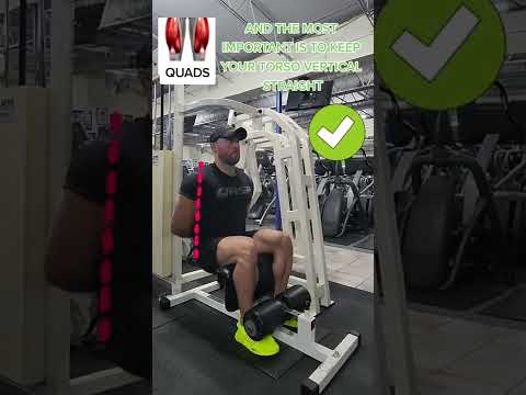 Sissy squat: how to do them right #shorts