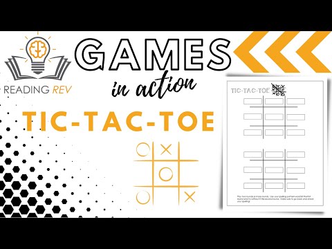 Tic Tac Toe- Reading Rev Phonics Game