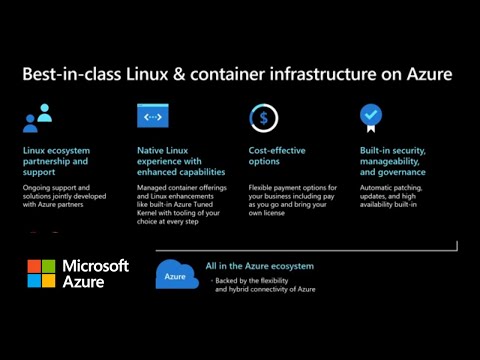 Get a native experience and integrated support with Linux on Azure