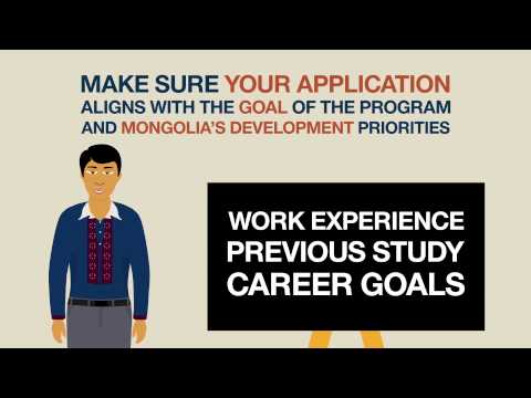 Filling in the Application Form - Australia Awards Mongolia