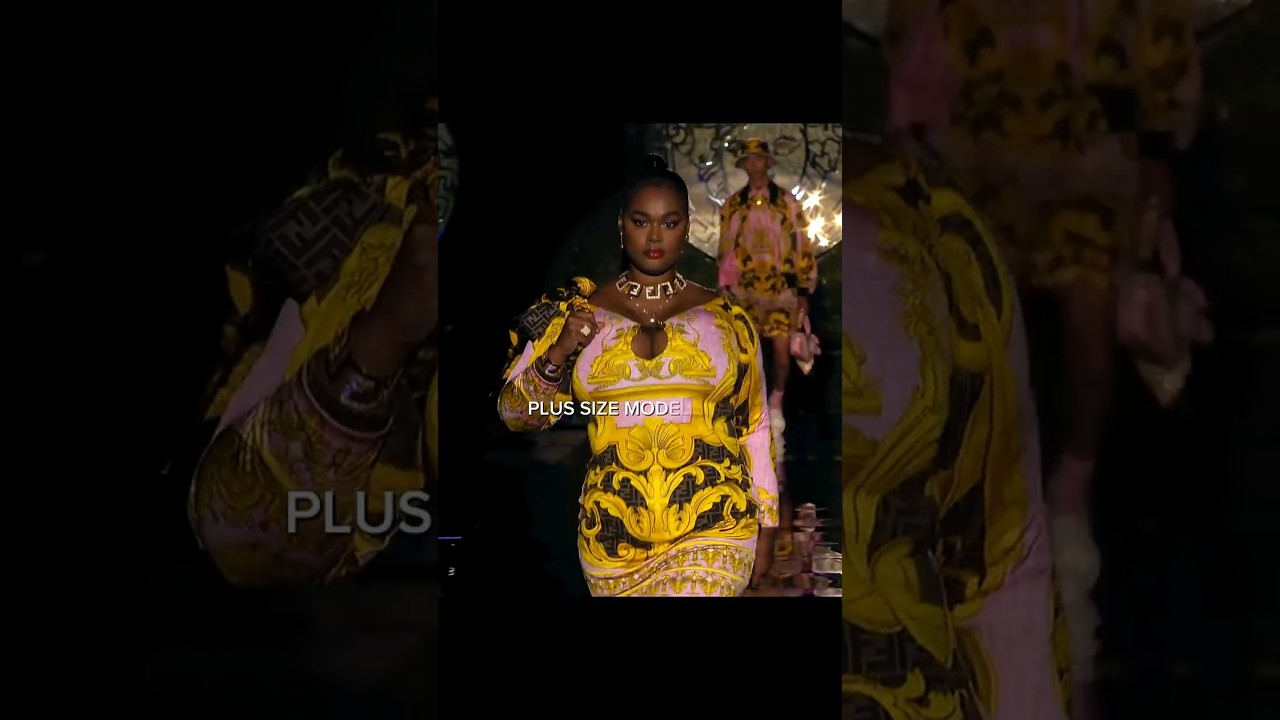 Now vs Then plus size models 🔥 #fashion #model #runway #catwalk #edit #plussize #runwaywalk #shorts