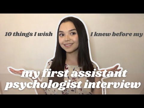 10 things I wish I knew before my first Assistant Psychologist interview + example questions