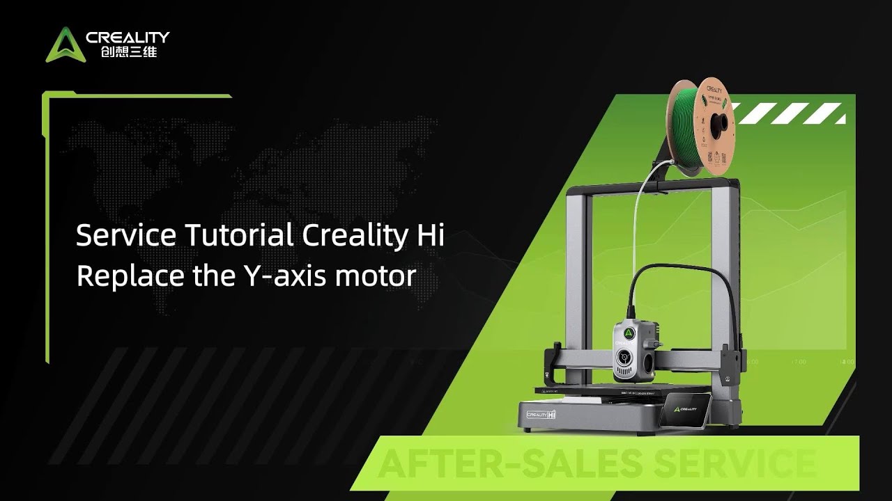 Service Tutorial Creality Hi Replace the Y axis motor