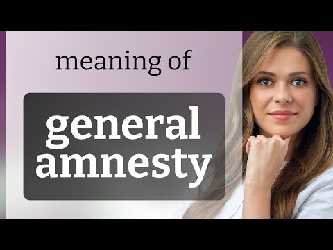 Understanding "General Amnesty": A Guide for English Language Learners