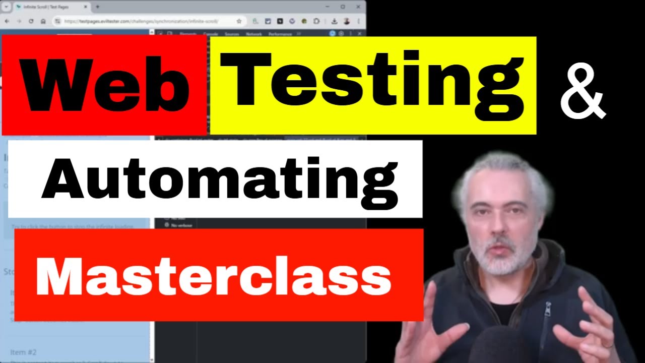 Web Testing, Automating and Tooling Masterclass