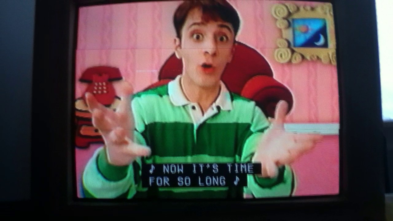 Blue's Clues Blue's Surprise at Two O'Clock Ending Scene