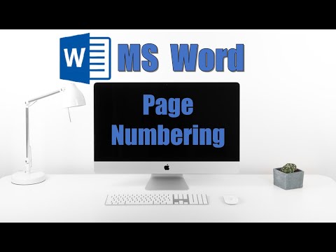 How to Insert Page Numbers