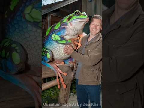 Frogginβ Around: AI Brings a Giant Frog to Life! πΈ π§ͺ