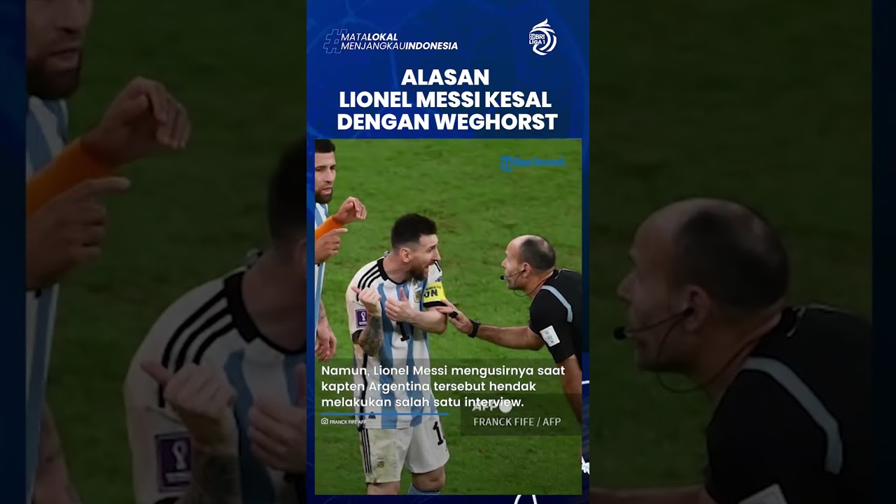 Alasan Lionel Messi Kesal dengan Weghorst di Laga Argentina Vs Belanda ...