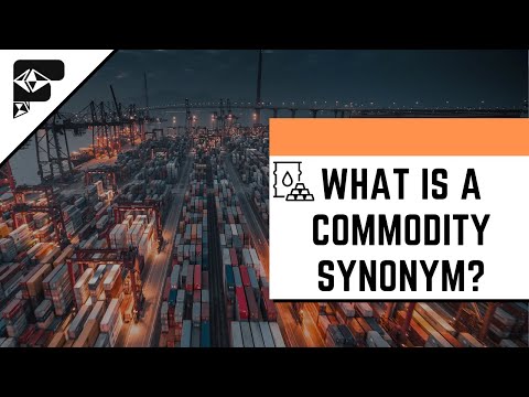What is a commodity synonym?
