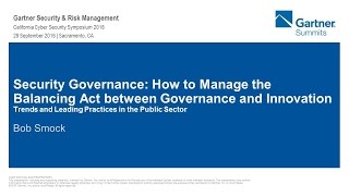 CSS2016 SEP - Reinvent your Approach to Security & Risk in the Digital Age - Gartner