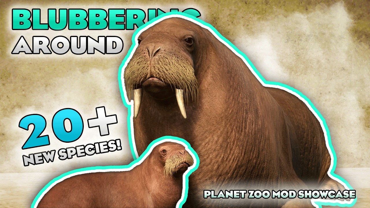 🌊 BLUBBERING AROUND! 20+! New Species! | Planet Zoo Mod Showcase