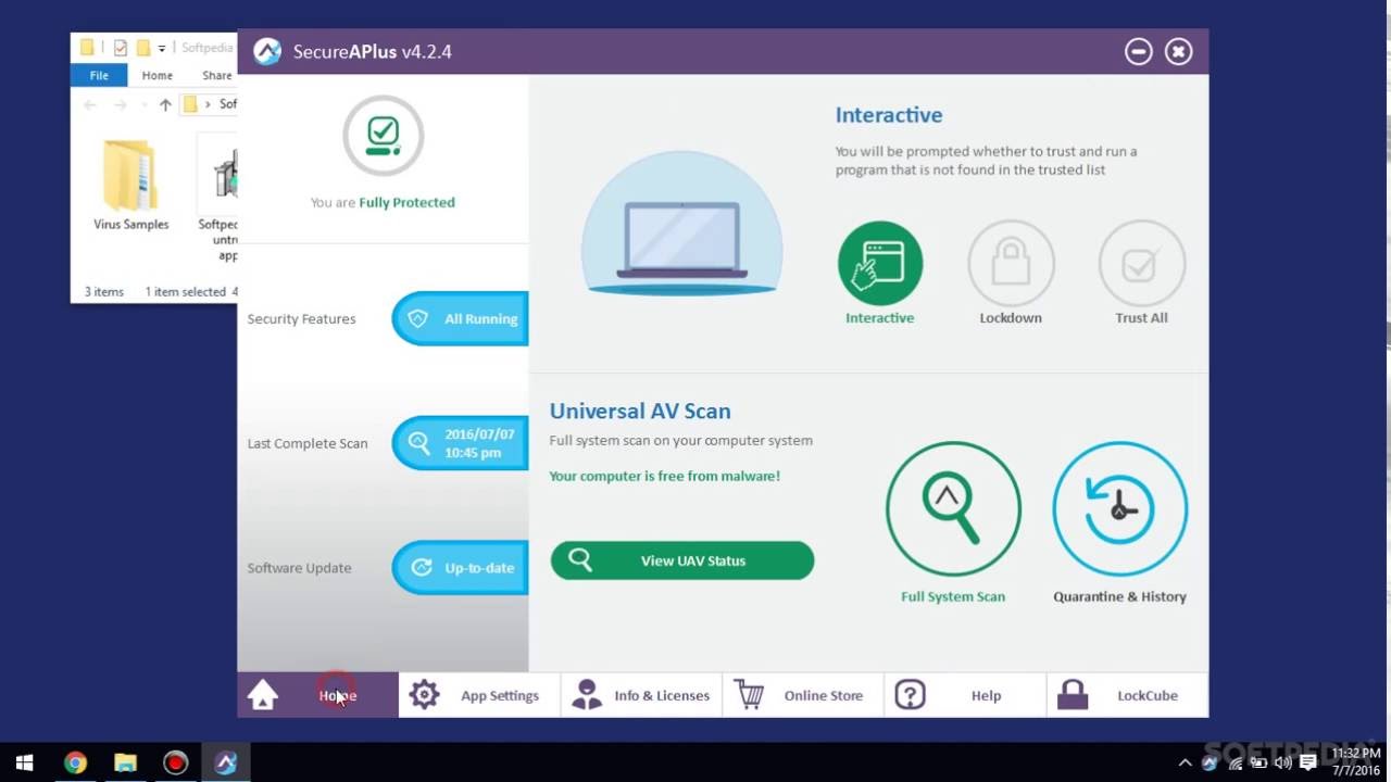SecureAPlus 12-in-1 Cloud AV: Usage, Video and Download - GIVEAWAY (Softpedia App Rundown #113)