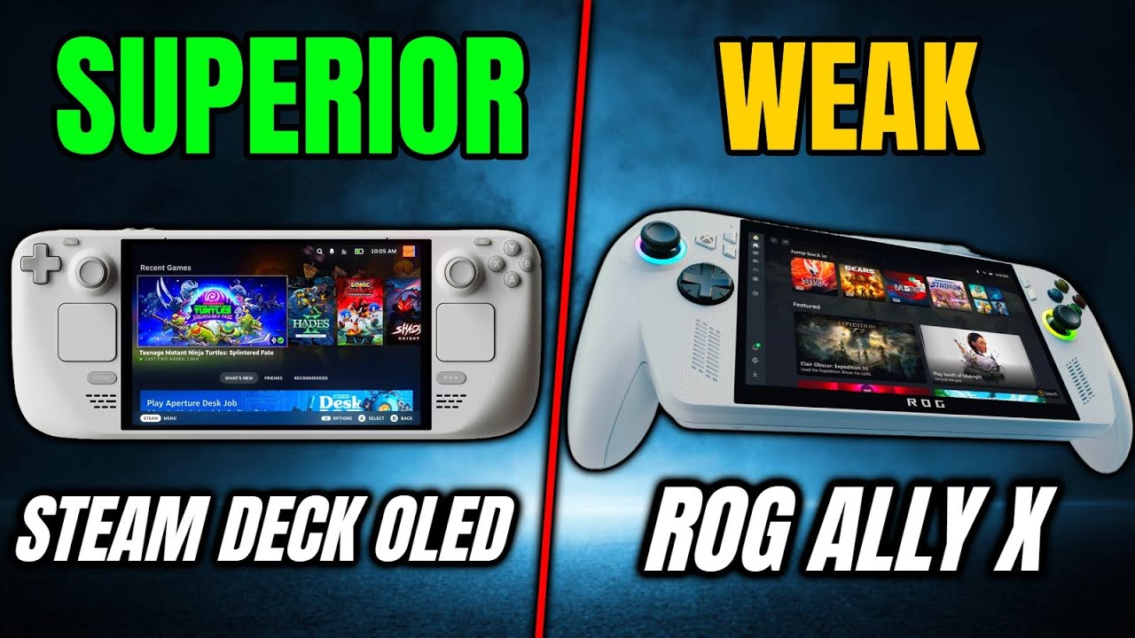 Steam Deck OLED vs ROG Ally X: Which Handheld Console Wins in 2026?