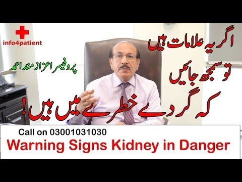Warning Signs Your Kidneys are in Danger | Nephrologist -Doctor- Aizaz Mand Ahamd