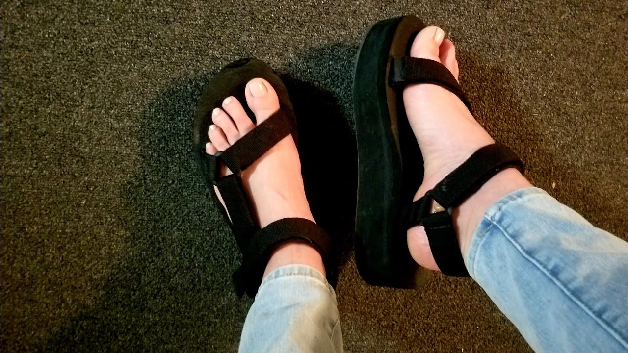 showtime of my platform sandals