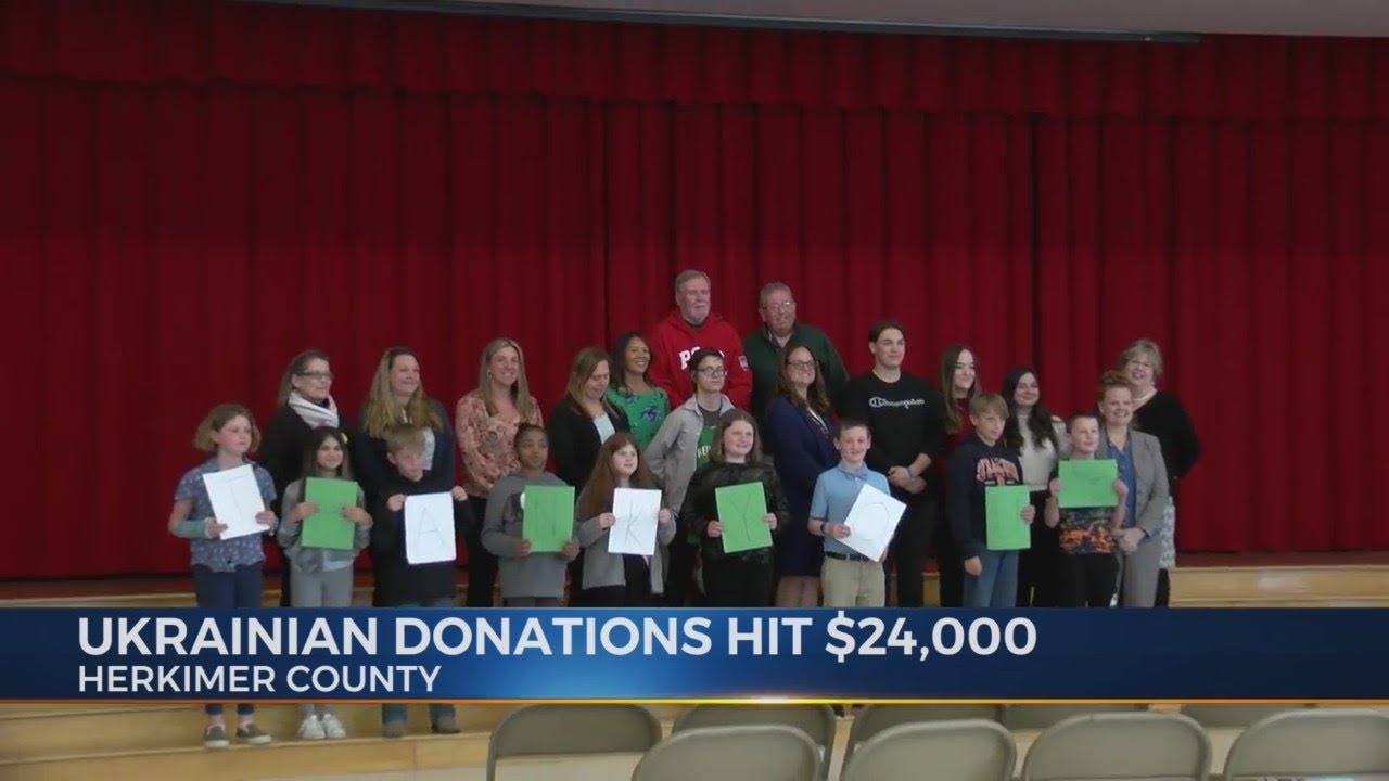 Herkimer Elementary helps Ukrainian donations hit $24,000