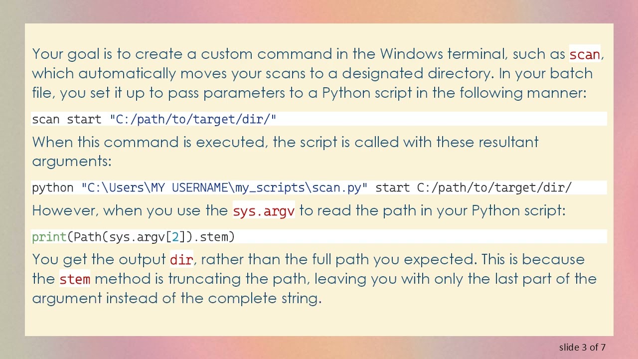 How to Pass Path Parameters from Batch Files to Python Scripts Without Issues