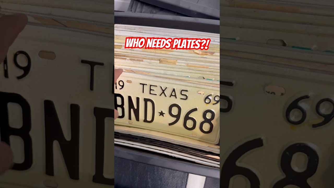 Texas License Plates