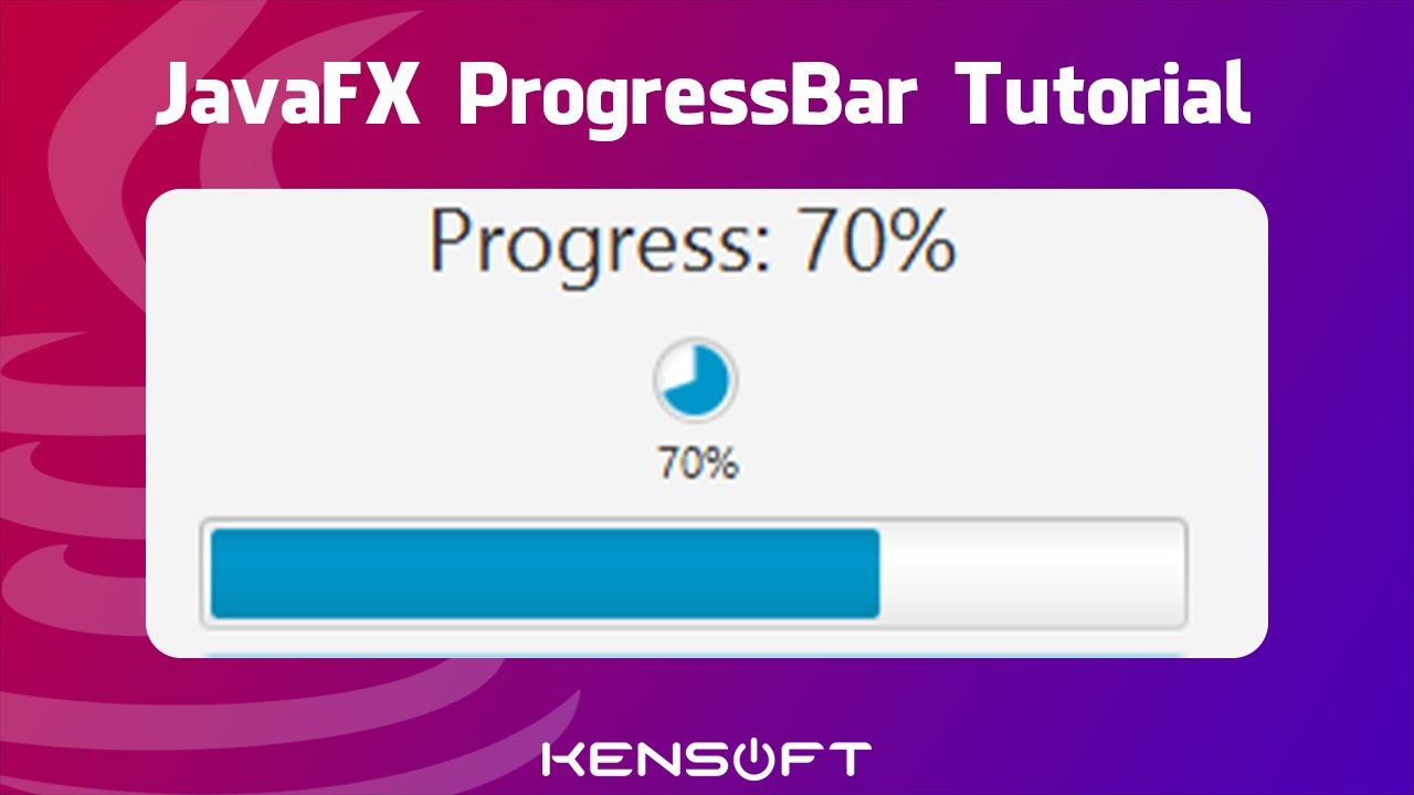 JavaFX ProgressBar Tutorial For Beginners