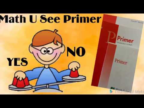 MY THOUGHTS ON MATH U SEE PRIMER!