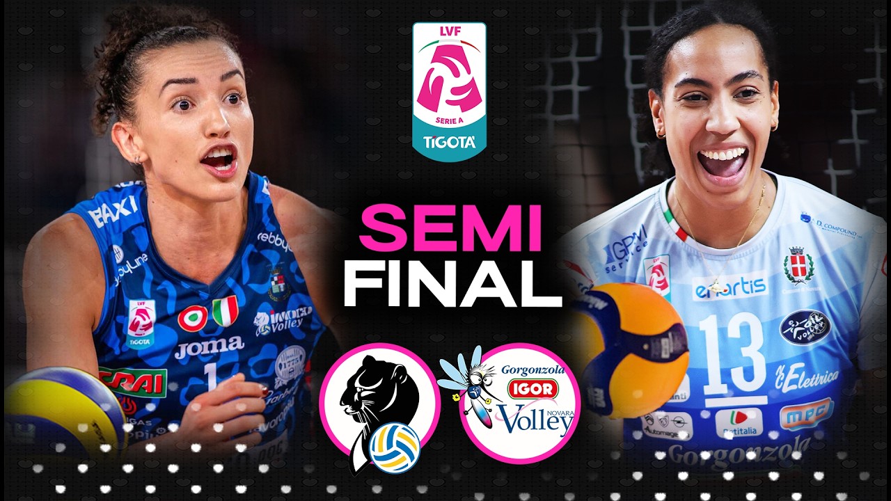 Semi Final - Conegliano vs. Novara | Lega Volley Femminile 2026 - Full Match