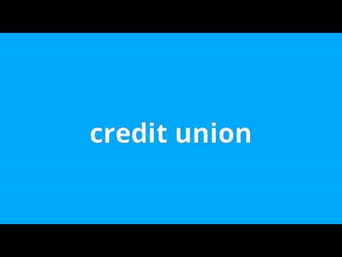 what is the meaning of credit union