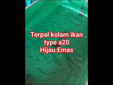 Terpal kolam ikan type a20 Hijau Emas #terpal #terpalkolam #terpalmurah #online #terpaltenda