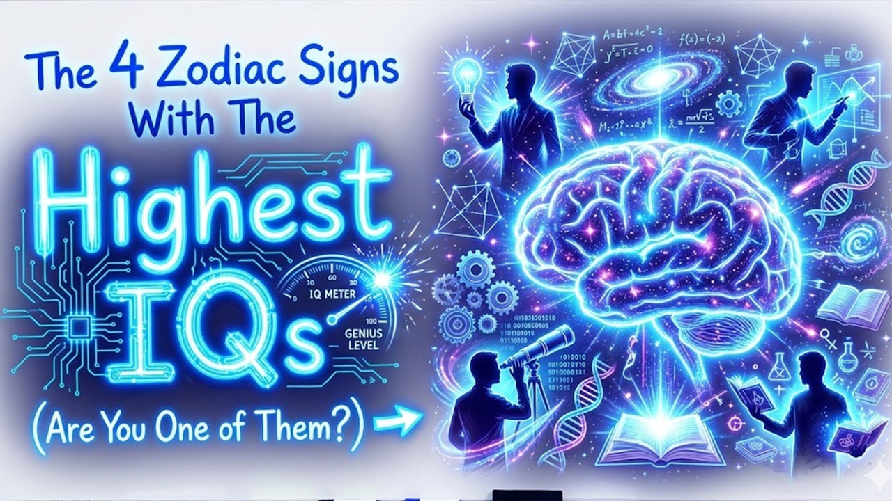 The 4 Zodiac Signs With The Highest IQs || Are You One of Them?