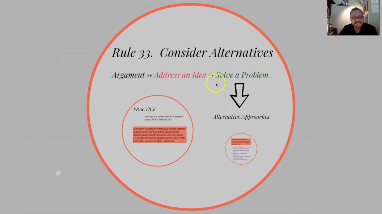 Rule 32-33:  Extended Arguments II
