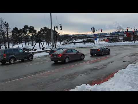 Saint John NB, walk through Uptown City Market and Boardwalk