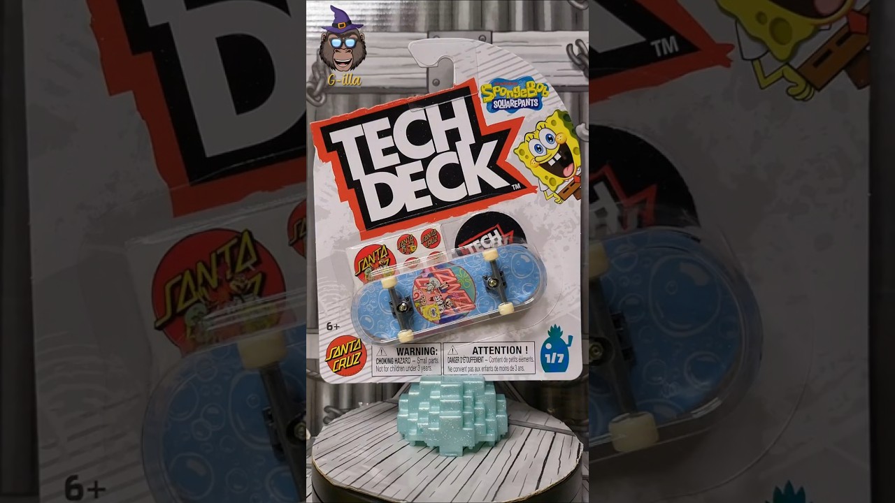 Spongebob Squarepants Santa Cruz Tech Deck #teckdeck #santacruz #spongebobsquarepants #nickelodeon