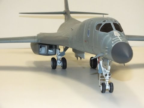 Revell 1/48 Scale B1B Lancer Construction and Panel Line video – My ...