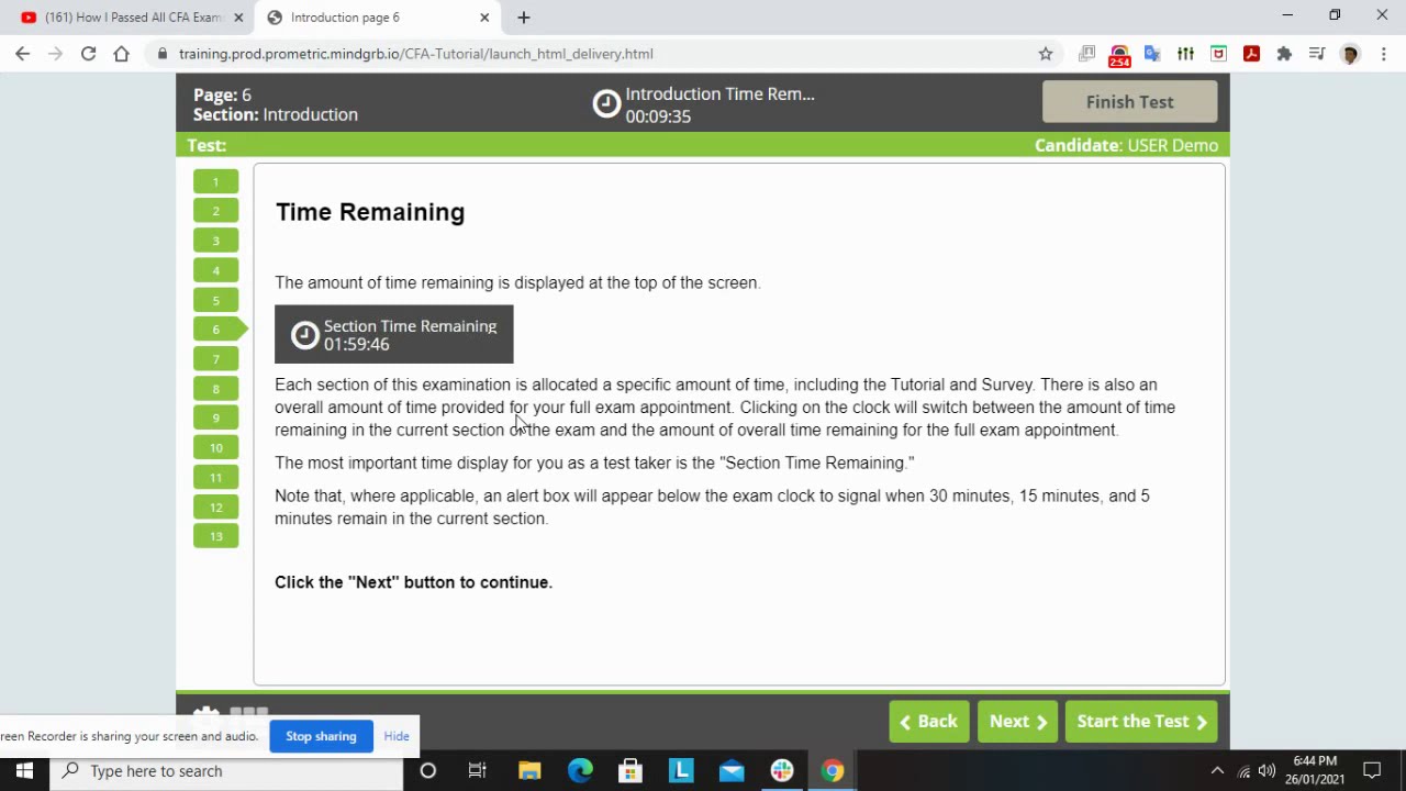 Exam Software Tutorial for Computer Based Examination