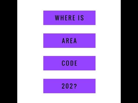 Where is area code 202 - whose phone number is this
