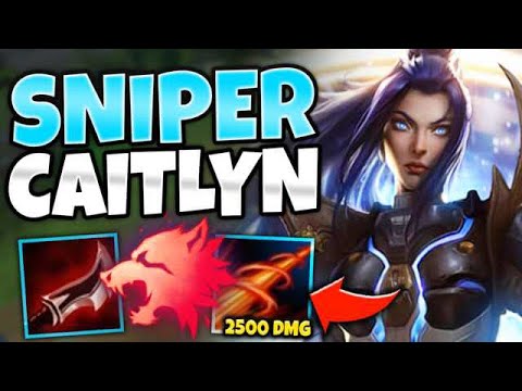 WTF?! CAITLYN R IS A GUARANTEED ONE SHOT (FULL LETHALITY BUILD) - League of Legends