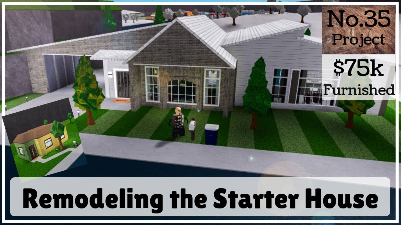 Roblox | BLOXBURG: Remodeling the Starter House (Speedbuild)