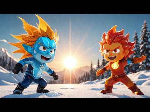"Hot or Cold?! Opposites Battle in Class!" 🔥❄️#english #youtubekids #viralvideo #englishstories
