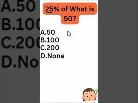 25% of what is 50?