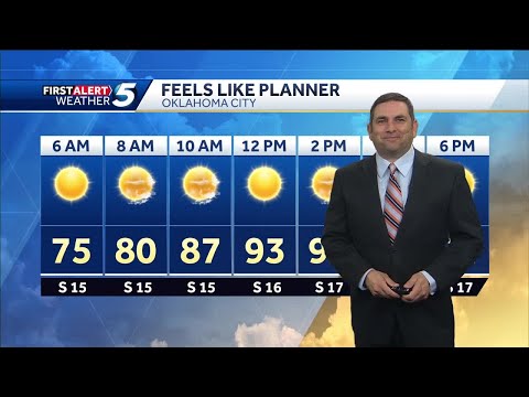 FORECAST: Hot, storms in western Oklahoma (June 23, 2025)