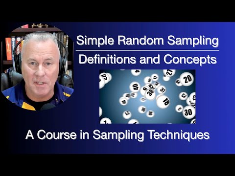 Simple Random Sampling - Definitions and Basic Properties