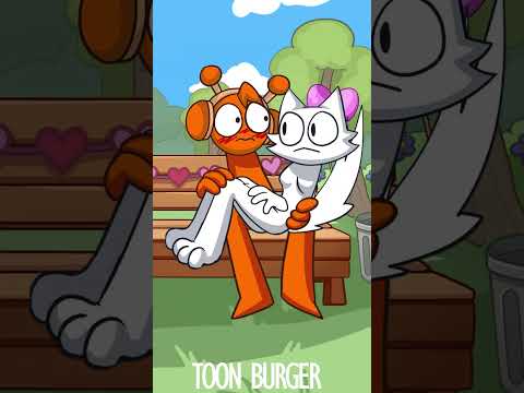 Wenda x Grey , Wenda x Oren Fall in Love #sprunki #animation #trendingshorts