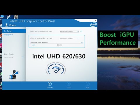 How to Optimization intel UHD 620 for Gaming !! Boost Performance For Games !!