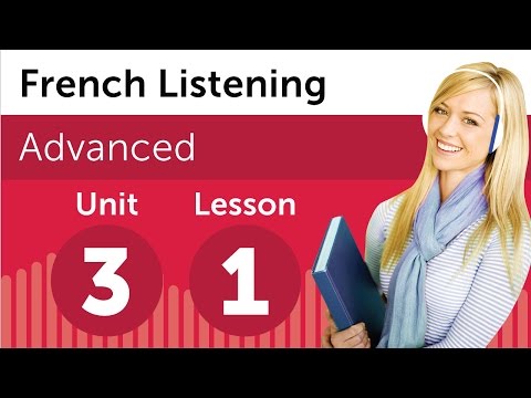 French Listening Practice - Going to the Library in France