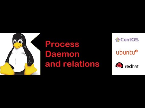 Linux process and daemon, relation between daemon and process in redhat Linux.