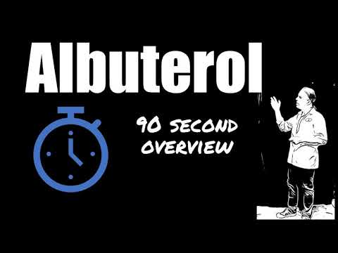 Albuterol Overview in 90 Seconds | Inhalers and Nebulizer Uses Dosage and Side Effects