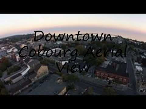 How to pronounce Downtown Cobourg Aerial View in English?