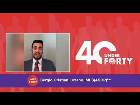 Sergio Cristian Lozano - 2022 ASCP 40 Under Forty Honoree