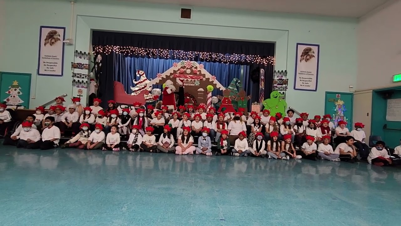 Halldale Ave Winter Program 4th Grade