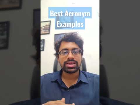 Best Acronym examples #shorts #like #trending #learn #acronym #exam #subject #work #viralshorts
